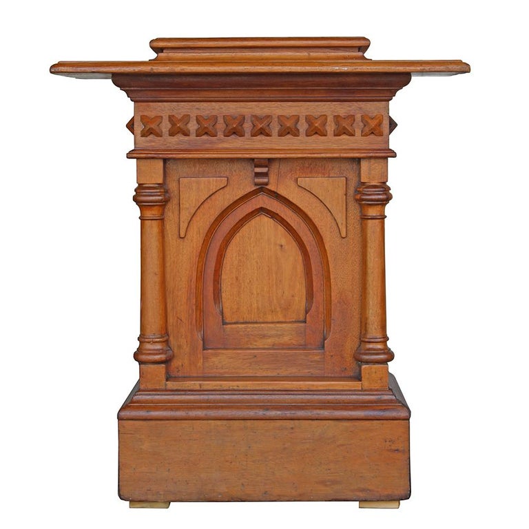 Gothic Revival Church Podium at 1stDibs