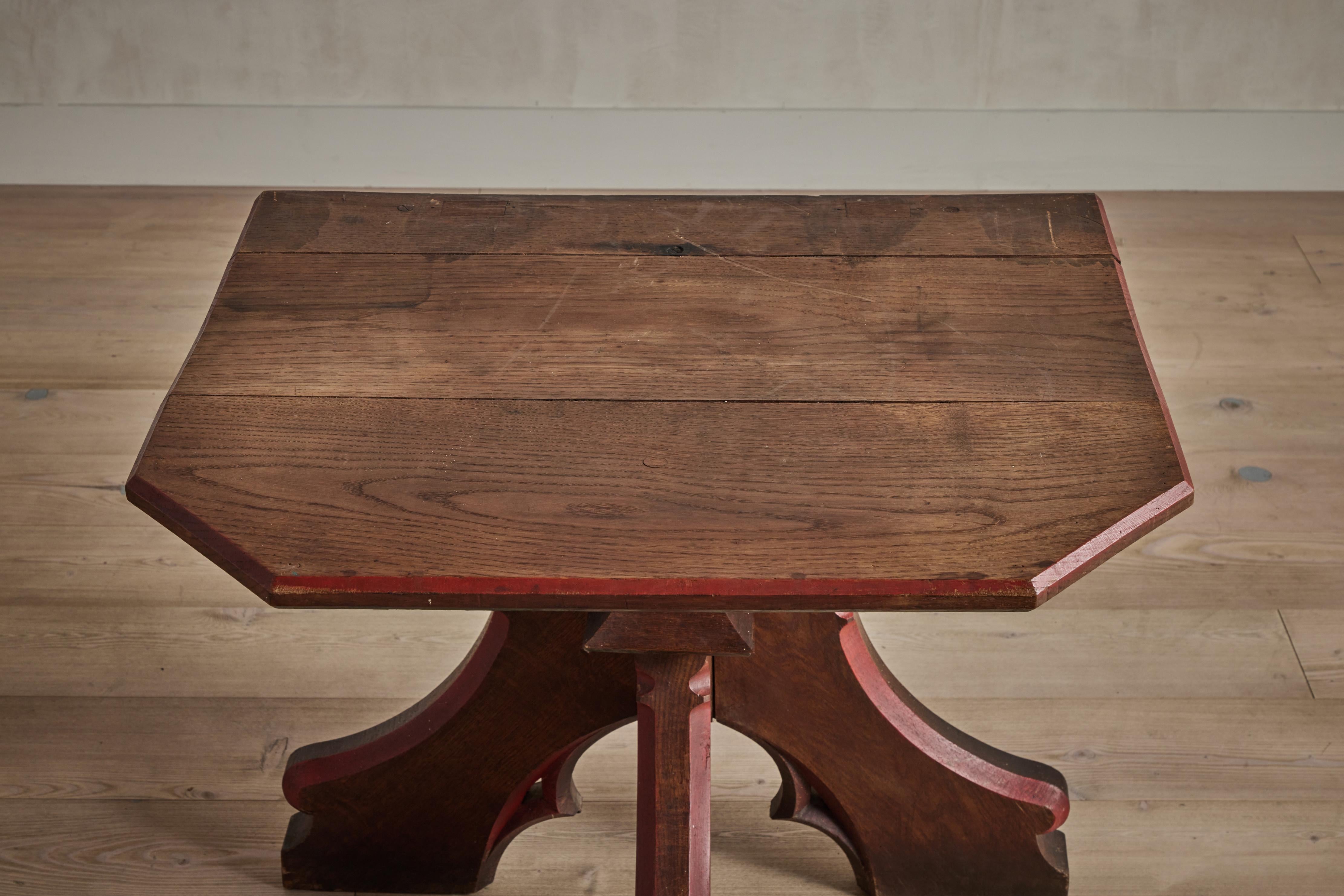 Gothic Revival Demi-Lune Tables For Sale at 1stDibs