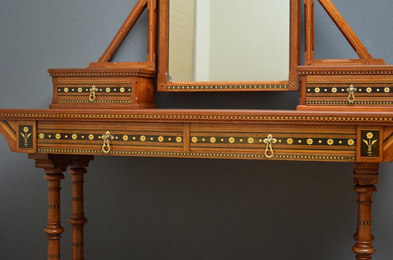 Gothic Revival Dressing Table For Sale at 1stDibs