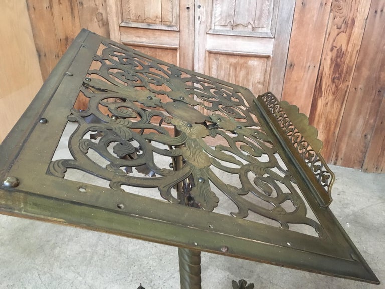Gothic style Brass Lectern at 1stDibs