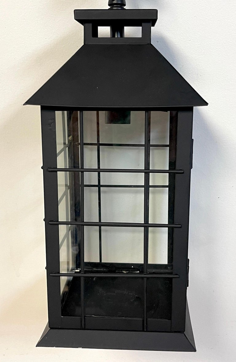 Gothic Style Bronze and Iron Bat Motif Lantern, 2 Available For Sale at ...