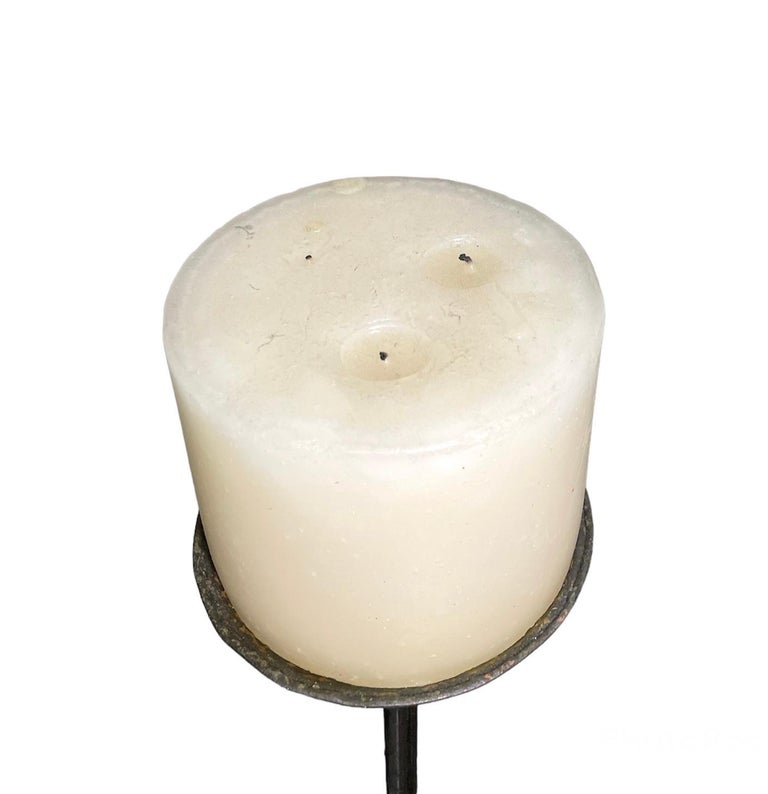 Gothic Style Wrought Iron Candle holder/Torchere For Sale at 1stDibs