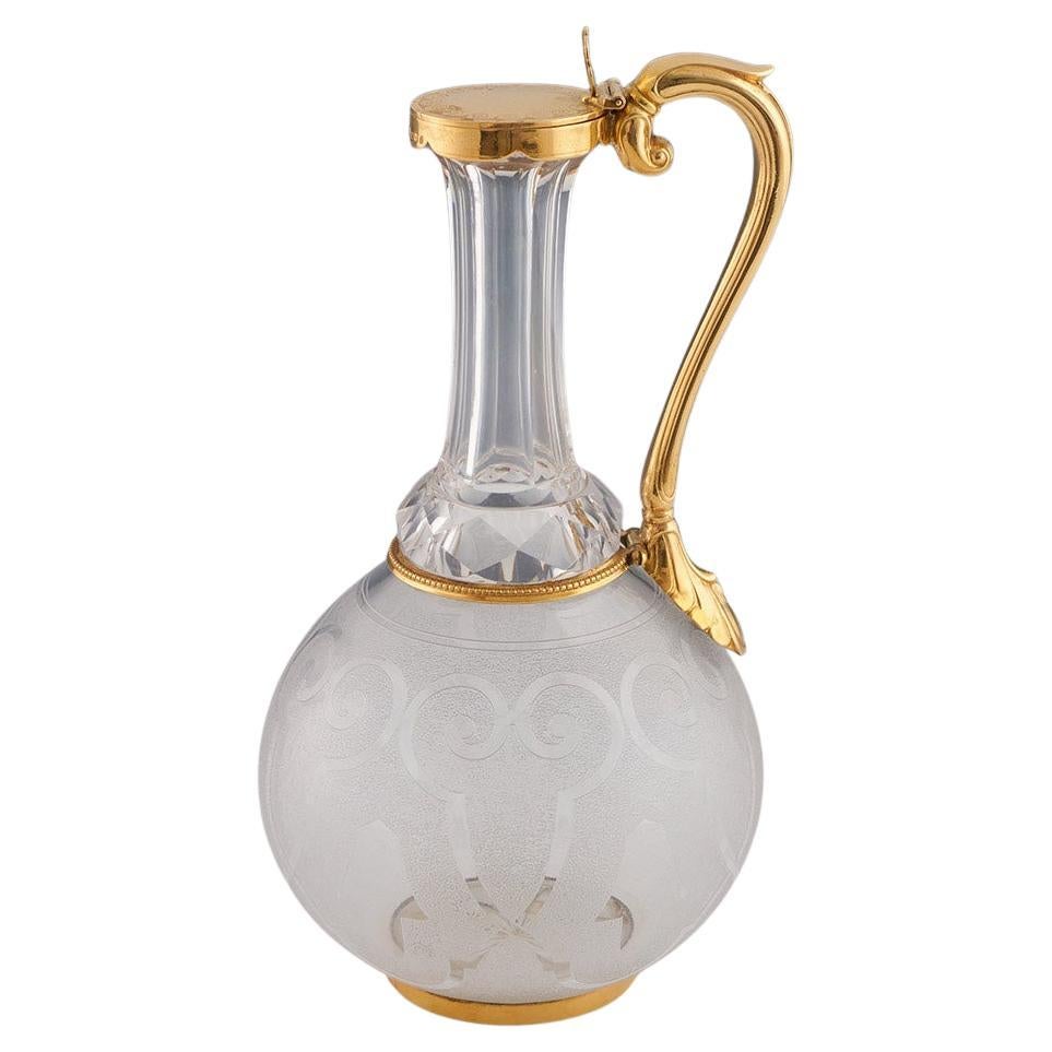 Gothic Victorian Claret Jug with Silver-Gilt Mounts 1865 For Sale at ...