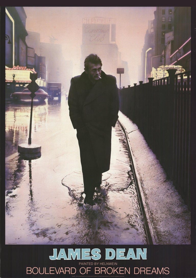 Gottfried Helnwein - 1987 Gottfried Helnwein 'James Dean' Offset ...