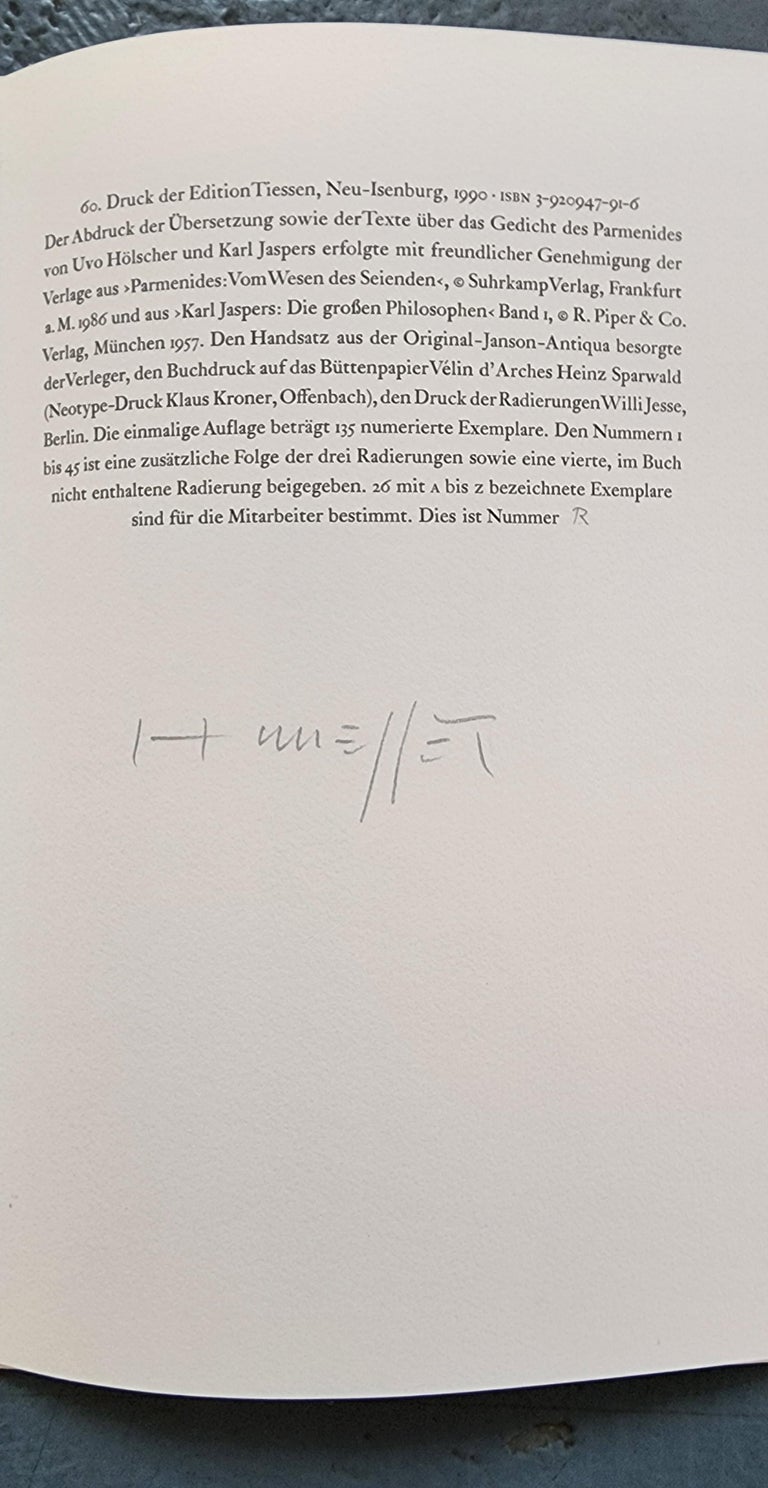 Gottfried Honegger - Parmenides: Das Herz der Wahrheit. Fragmente ...