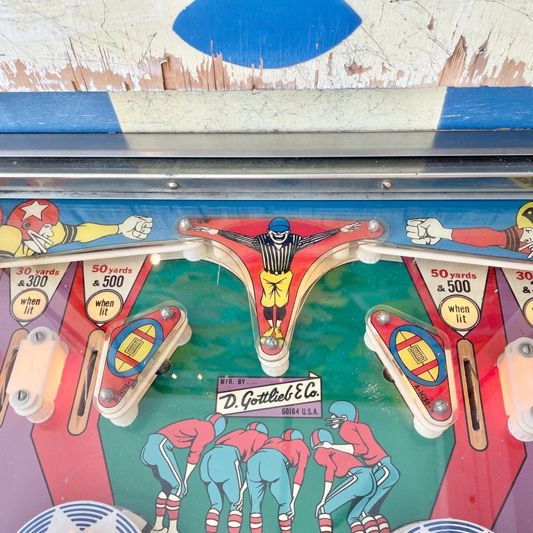 Gottlieb's Pro Football Pinball Arcade Game 1973 at 1stDibs | football ...