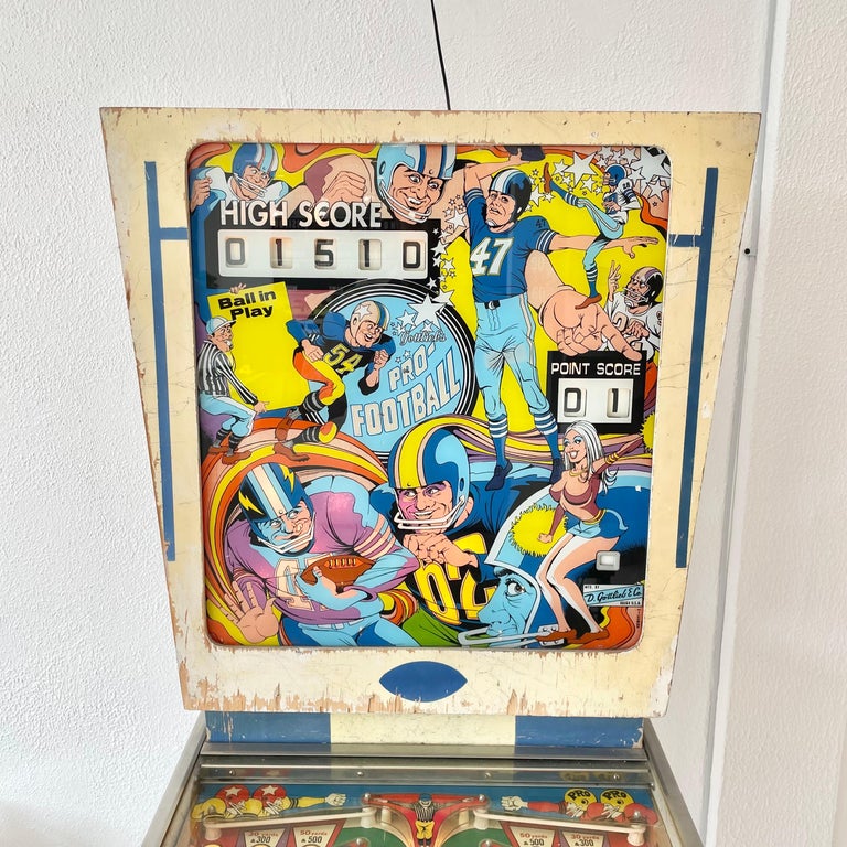 Gottlieb's Pro Football Pinball Arcade Game 1973 at 1stDibs | football ...