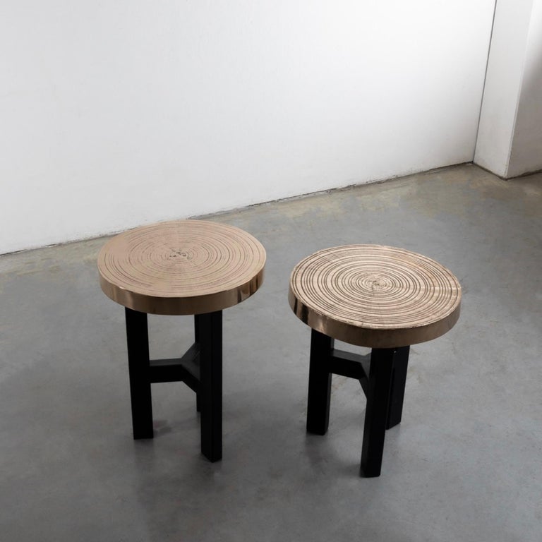 Goutte d’eau 'Teardrop' by Ado Chale, Pair of High Tables or Pedestal ...