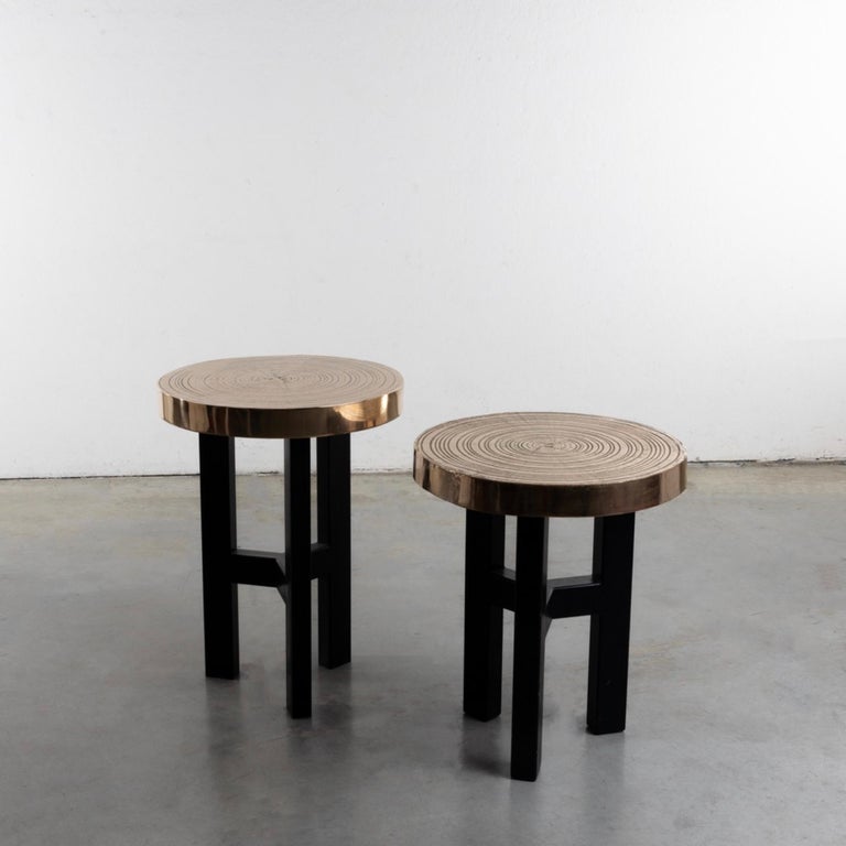 Goutte d’eau 'Teardrop' by Ado Chale, Pair of High Tables or Pedestal ...