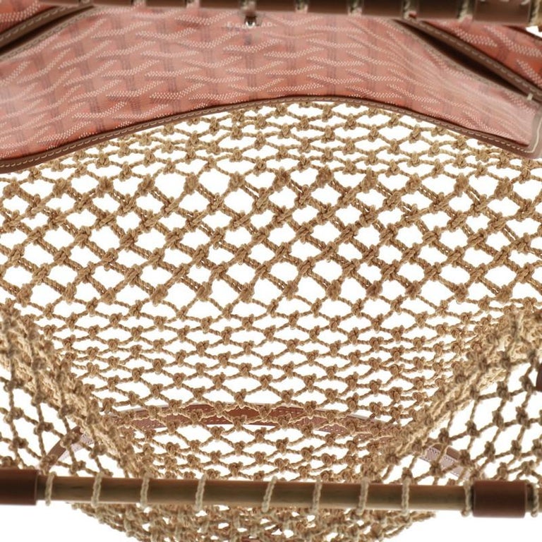 Goyard Aligre Bag Raffia Net with Coated Canvas at 1stDibs | goyard net ...