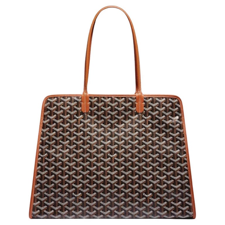 Goyard Black and Tan Hardy PM Bag For Sale at 1stDibs