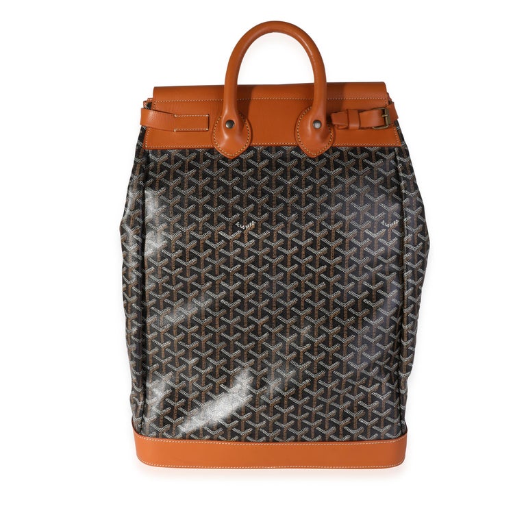 Goyard Black Goyardine Steamer Bag For Sale at 1stDibs