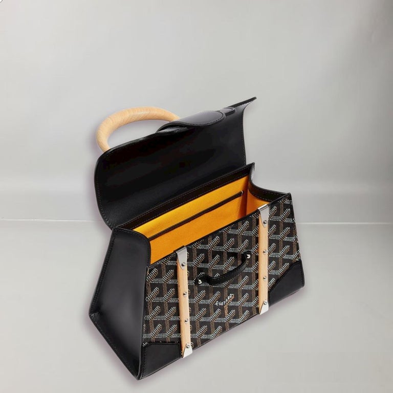 Goyard Black Saïgon Structuré Mini Bag For Sale at 1stDibs