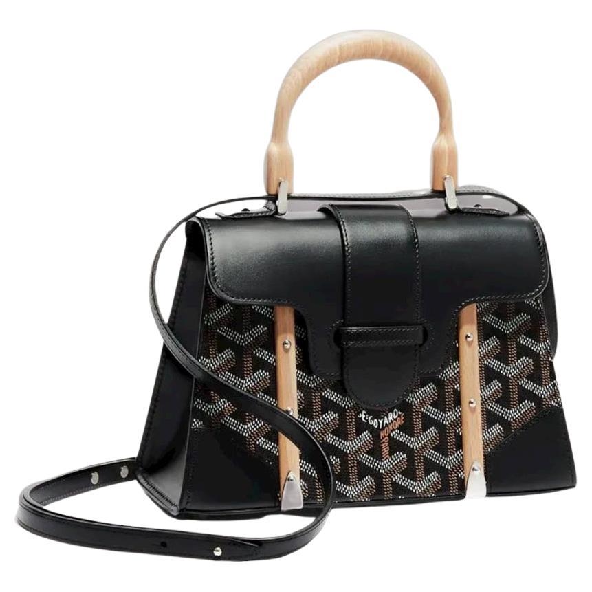 Goyard Black and Tan Bellechasse Biaude PM bag For Sale at 1stDibs