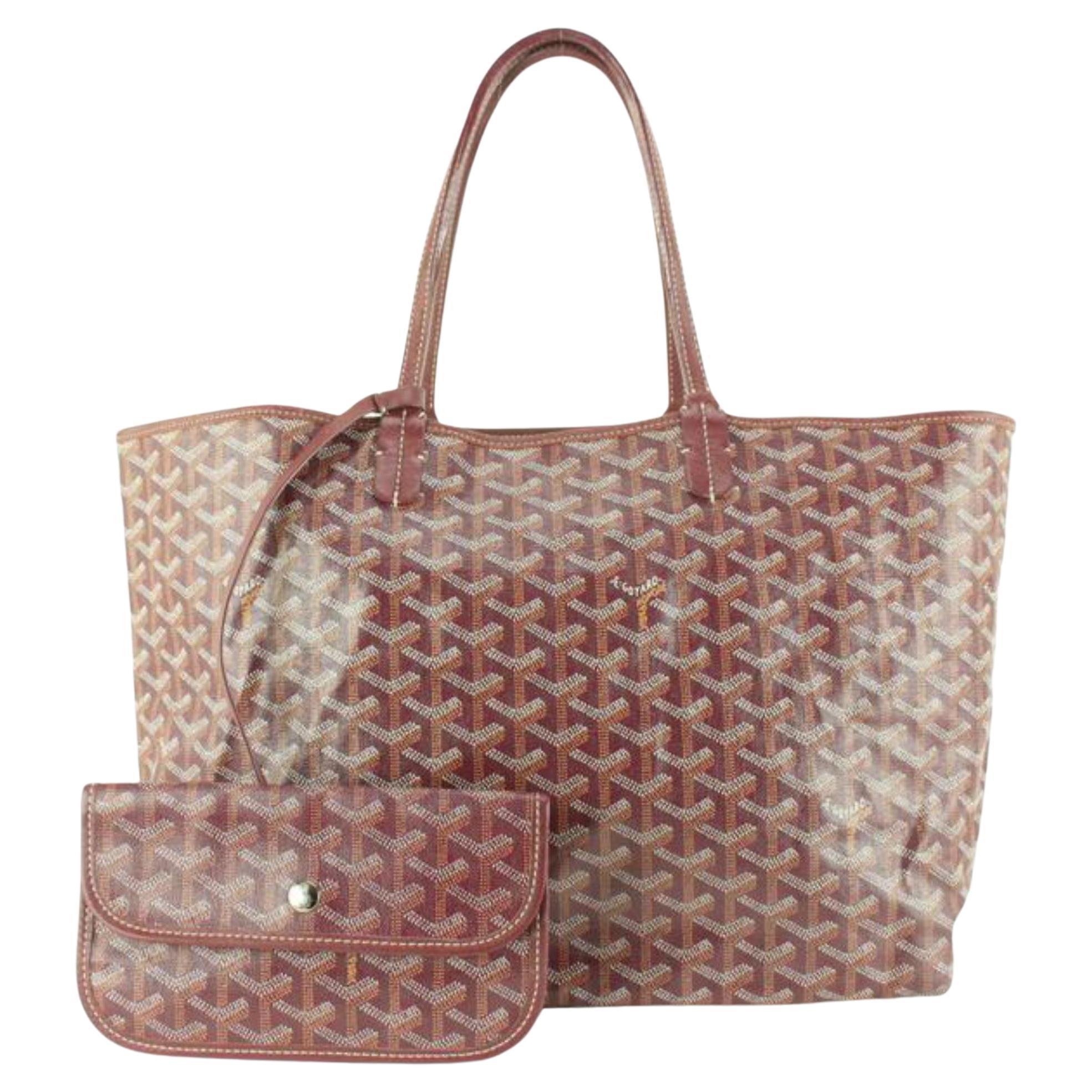Goyard Saigon Top Handle Bag Coated Canvas with Leather MM at 1stDibs | goyard saigon mm price ...