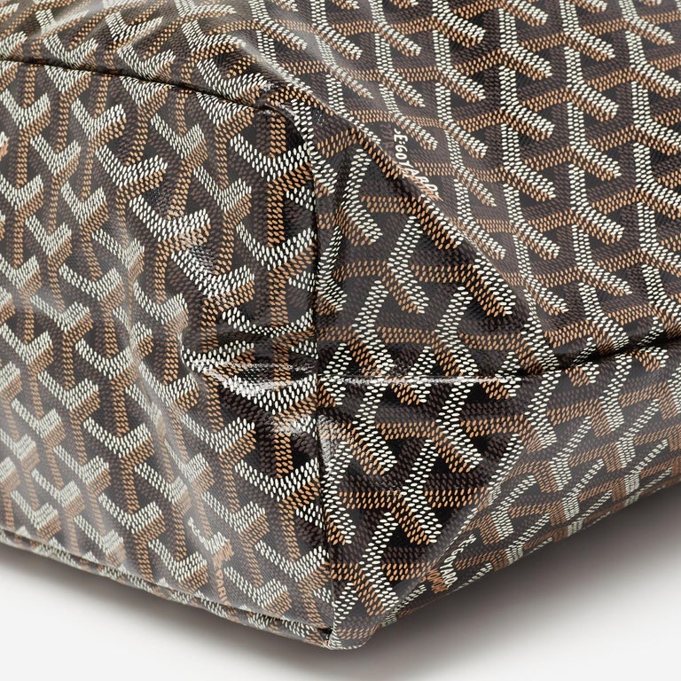 Goyard Brown/Tan Goyardine Coated Canvas and Leather Saint Louis PM ...