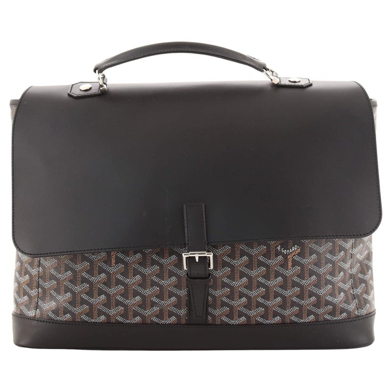 Goyard Citadin Messenger Briefcase Coated Canvas at 1stDibs