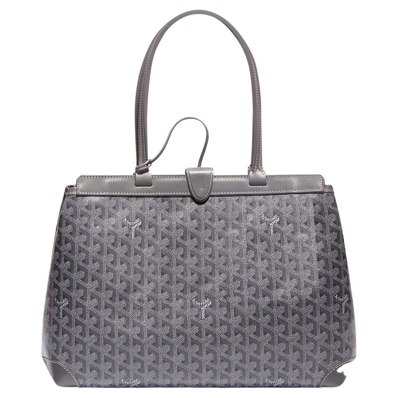Goyard Customized Grey 'Butterflies' Monogram St Louis PM Bag at 1stDibs