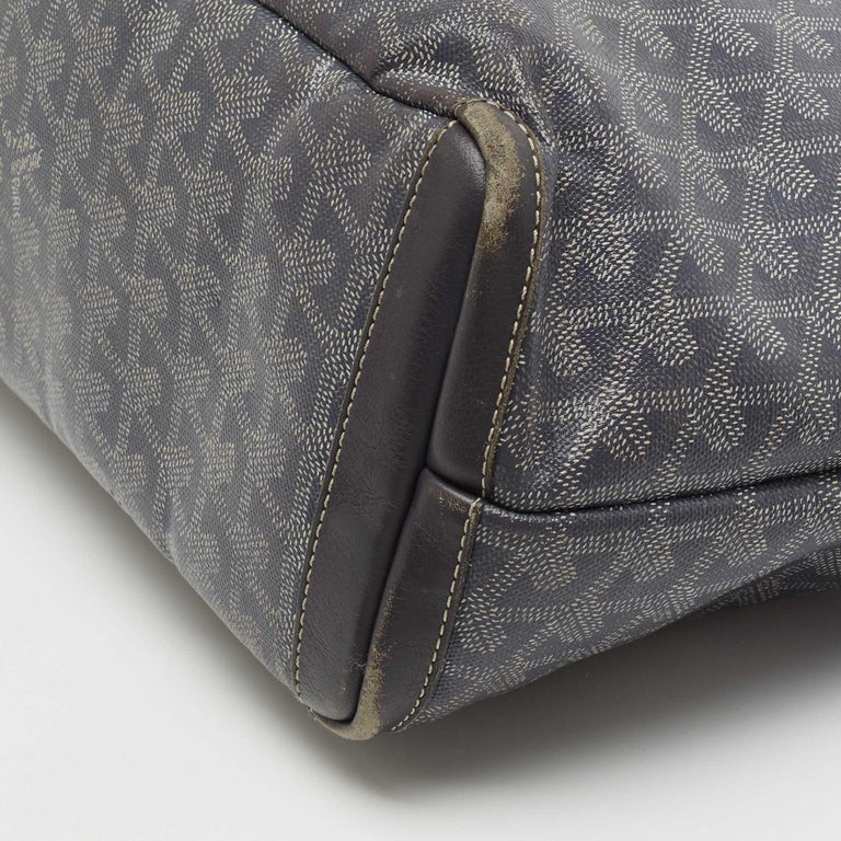 Goyard Grey Goyardine Coated Canvas and Leather Artois MM Tote For Sale ...