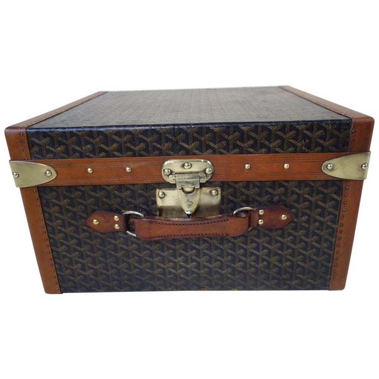 Goyard Hat Trunk at 1stDibs | goyard trunk