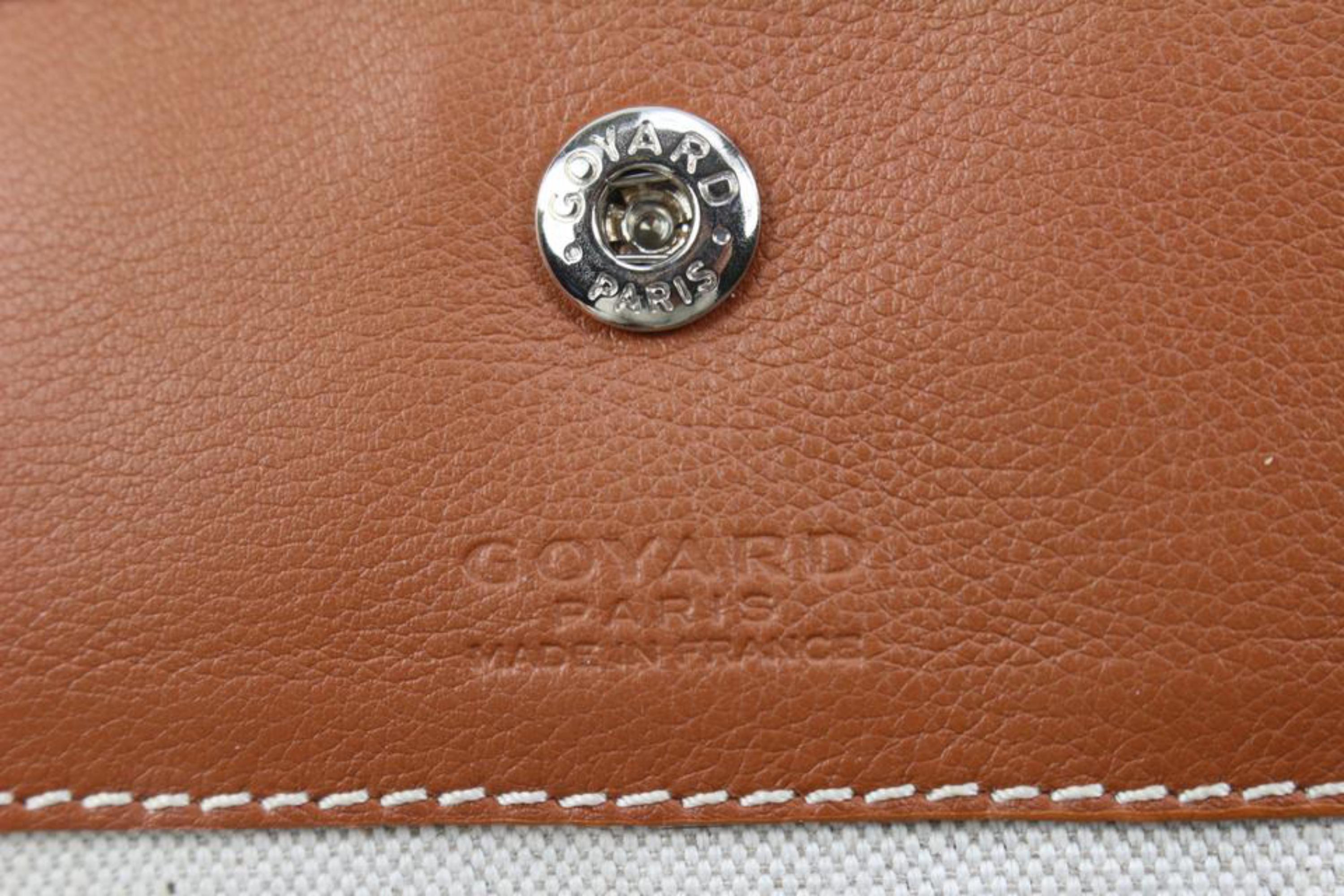 Goyard Limited Black Brown Chevron St Louis GM Tote with Pouch 2GY91a ...