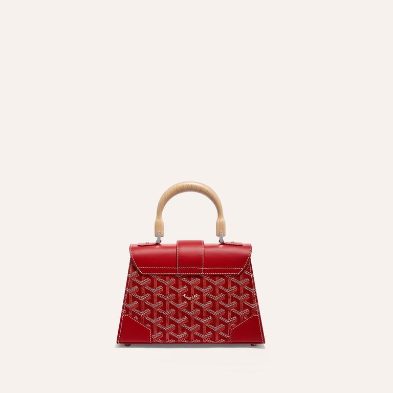 Goyard Red Saïgon Structuré Mini Bag For Sale at 1stDibs