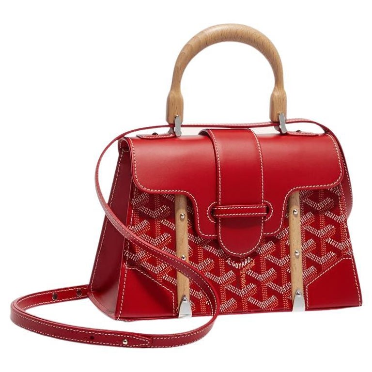 Goyard Red Saïgon Structuré Mini Bag For Sale at 1stDibs