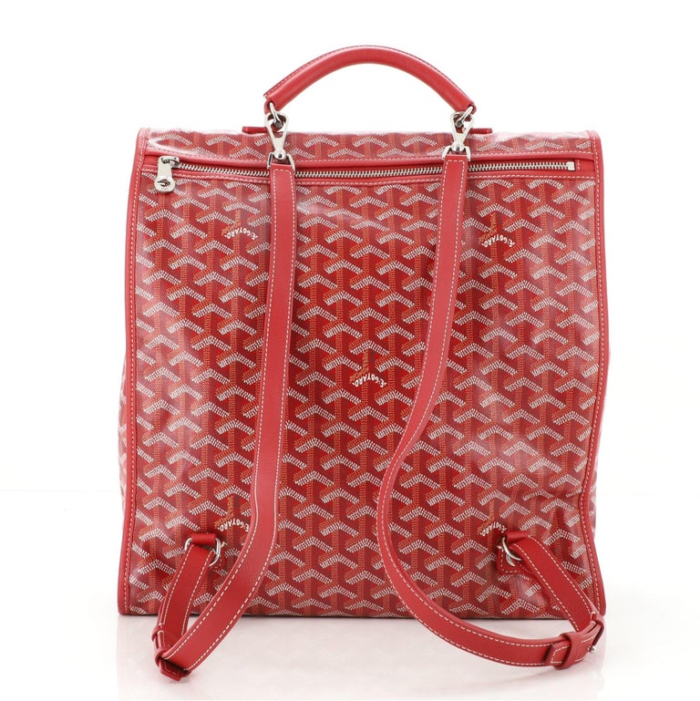goyard backpack red