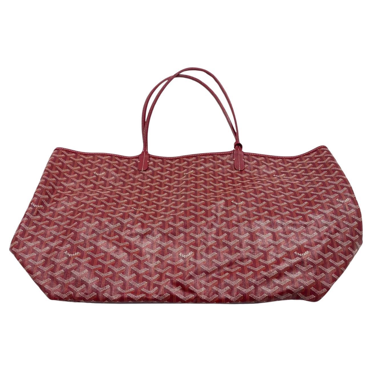 Goyard Saint Louis GM Tote Large Burgundy For Sale at 1stDibs