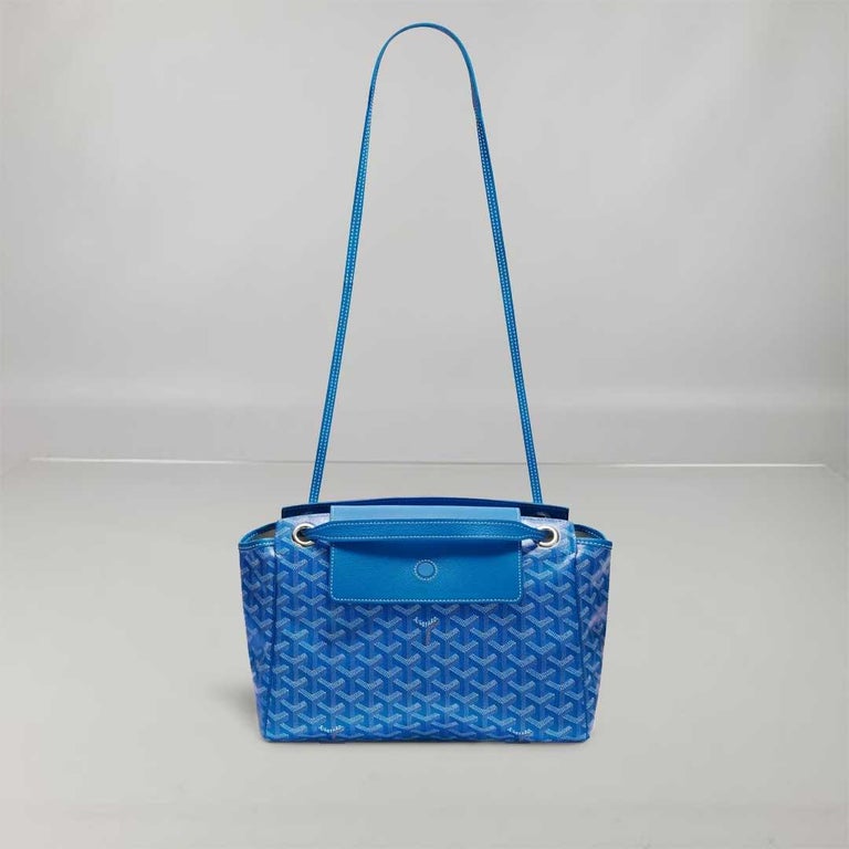 Goyard Sky Blue Rouette PM Bag For Sale at 1stDibs
