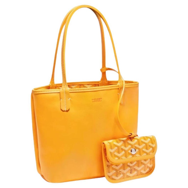 Goyard Yellow Anjou Mini Bag For Sale at 1stDibs