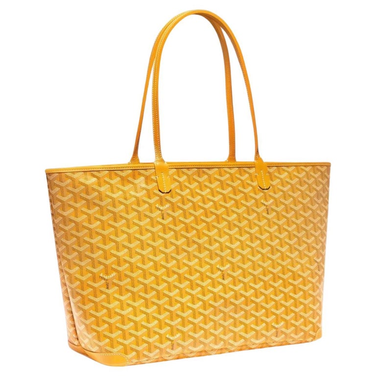 Goyard Yellow Artois MM bag For Sale at 1stDibs