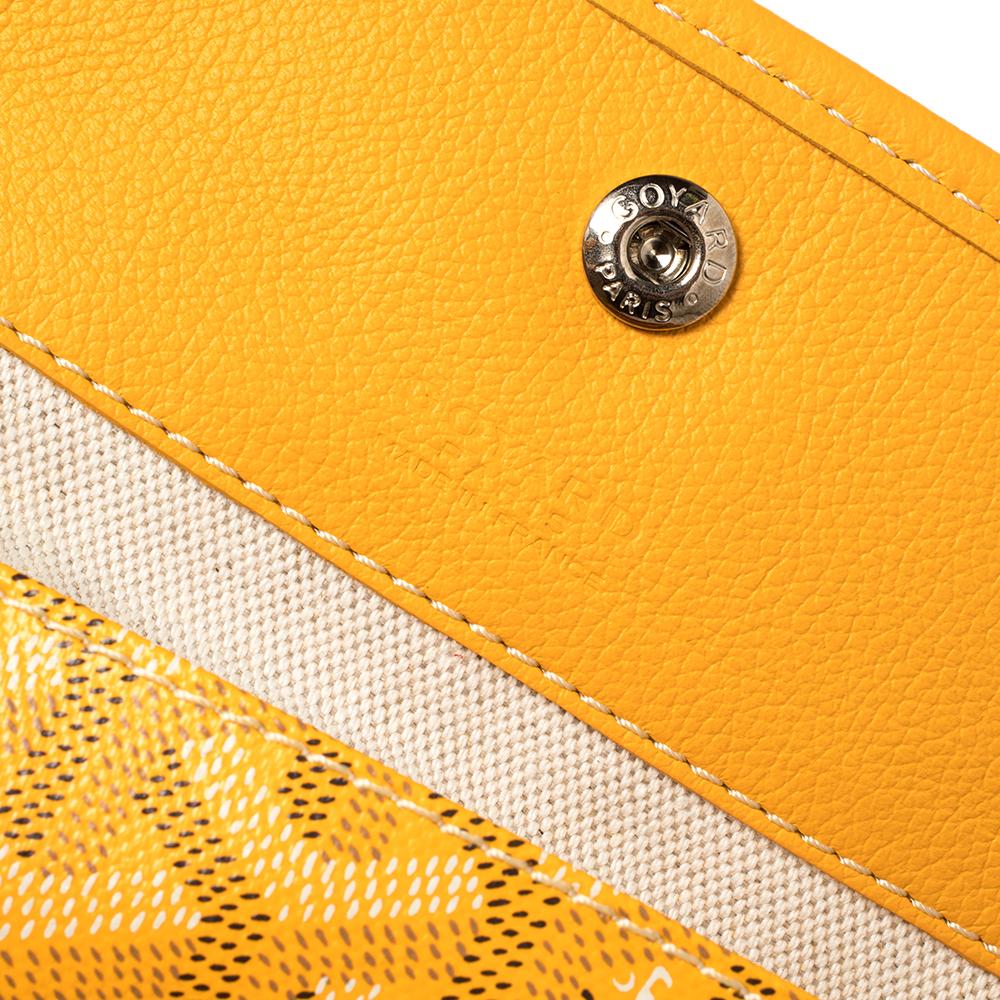 Goyard Yellow Goyardine Coated Canvas St. Louis GM Tote at 1stDibs ...