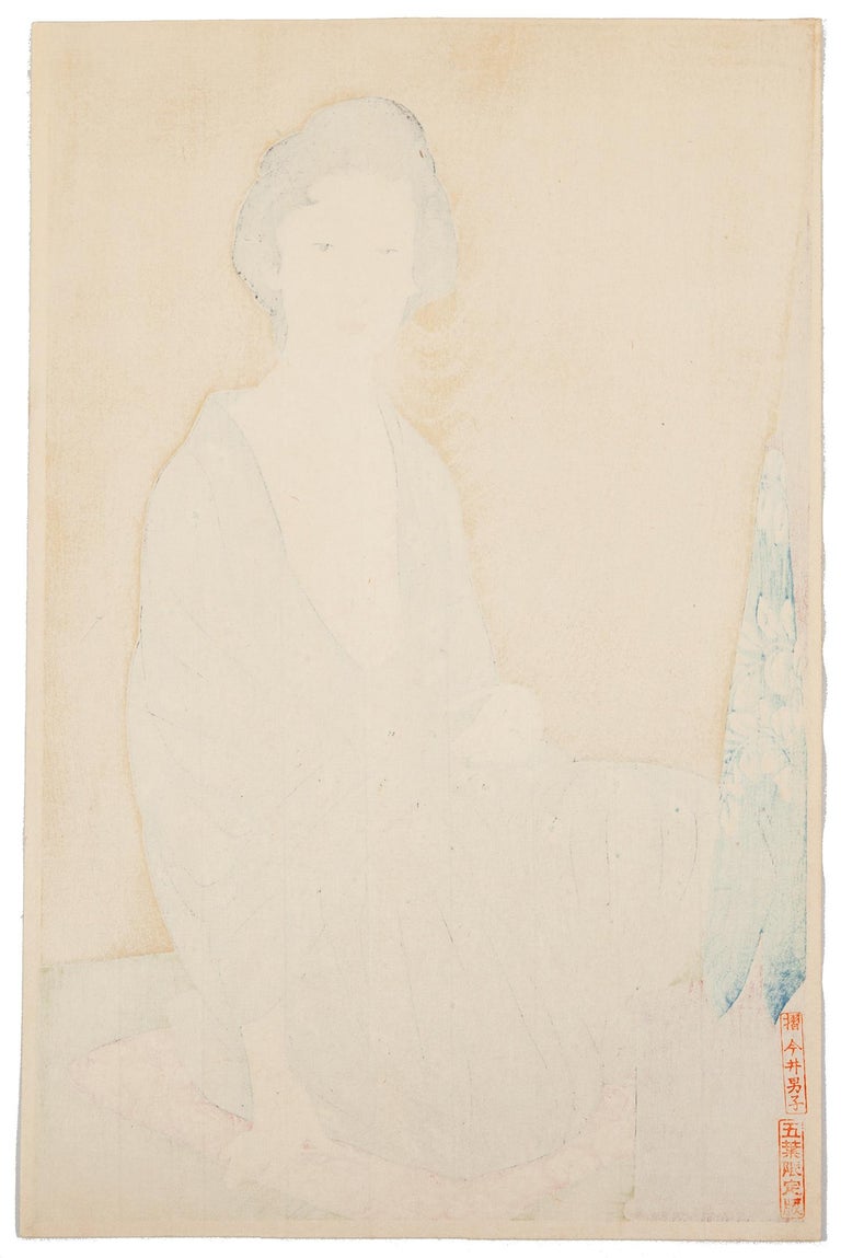 Goyo Hashiguchi, Original Japanese Woodblock Print, Beauty, Shin Hanga ...