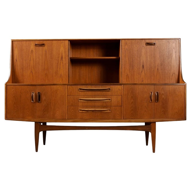 Meuble bar en teck de style mi-siècle moderne par G-Plan Furniture En ...