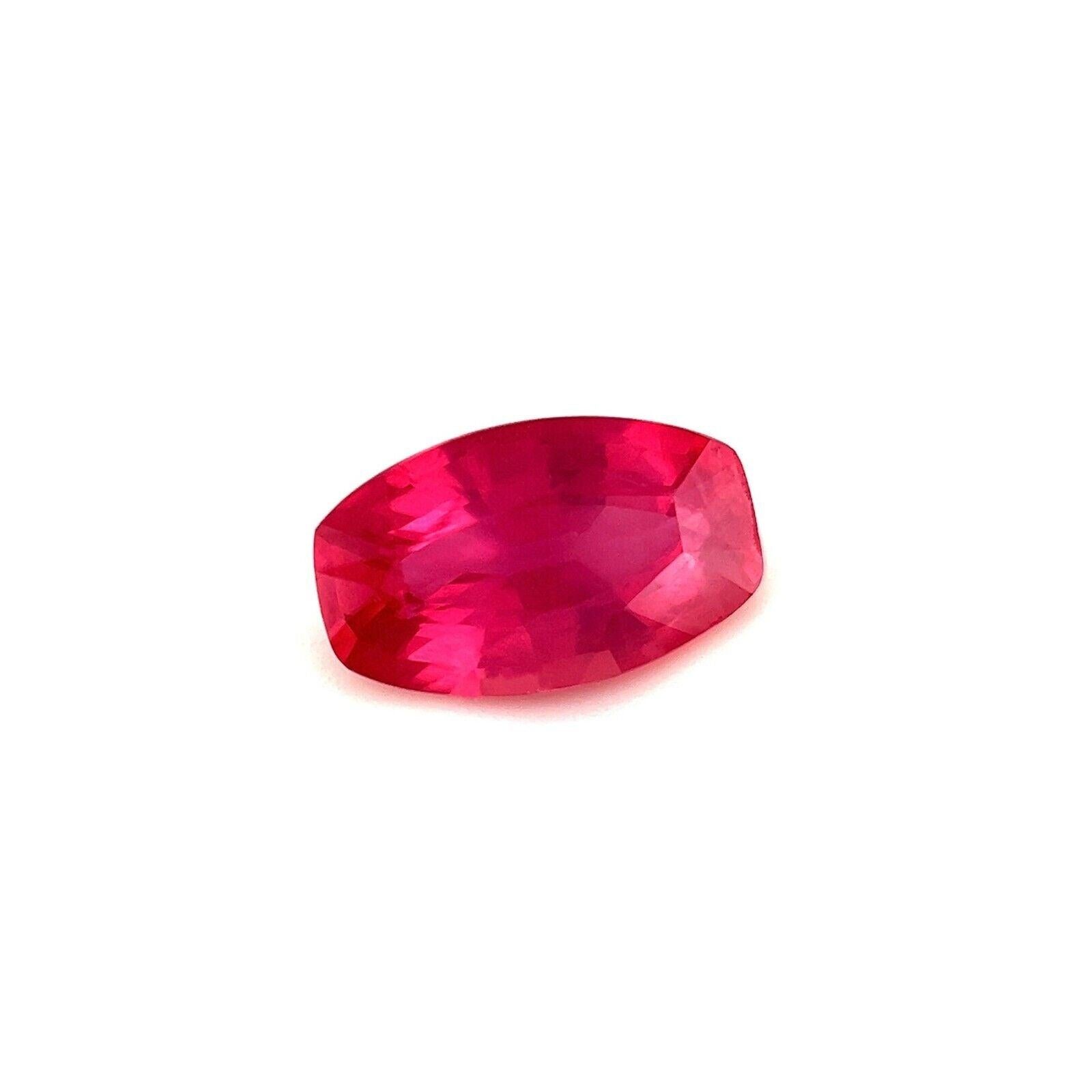 GRA 1.06ct Untreated Ruby Natural Pink Red Antique Cushion Cut Gem For ...