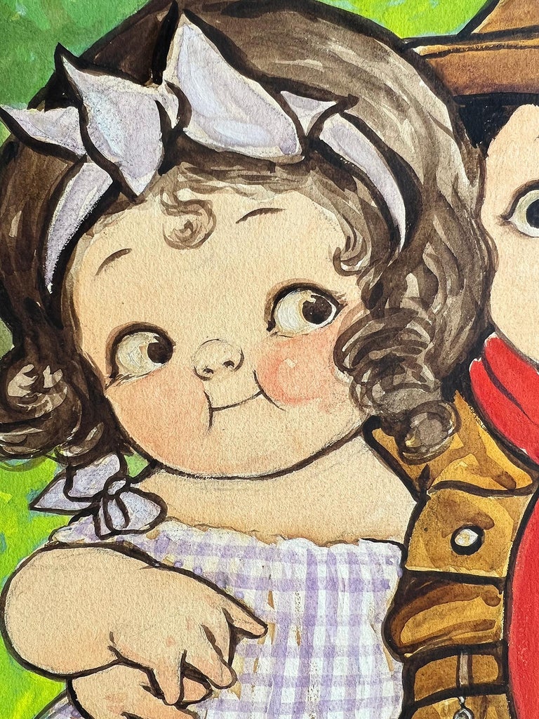 Grace Drayton - Three Rosy Cheek Children - Children Book Illustration ...