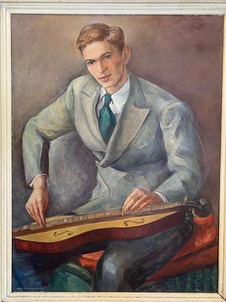 Grace Huntley Pugh - "BOY WITH FIDDLE" For Sale at 1stDibs