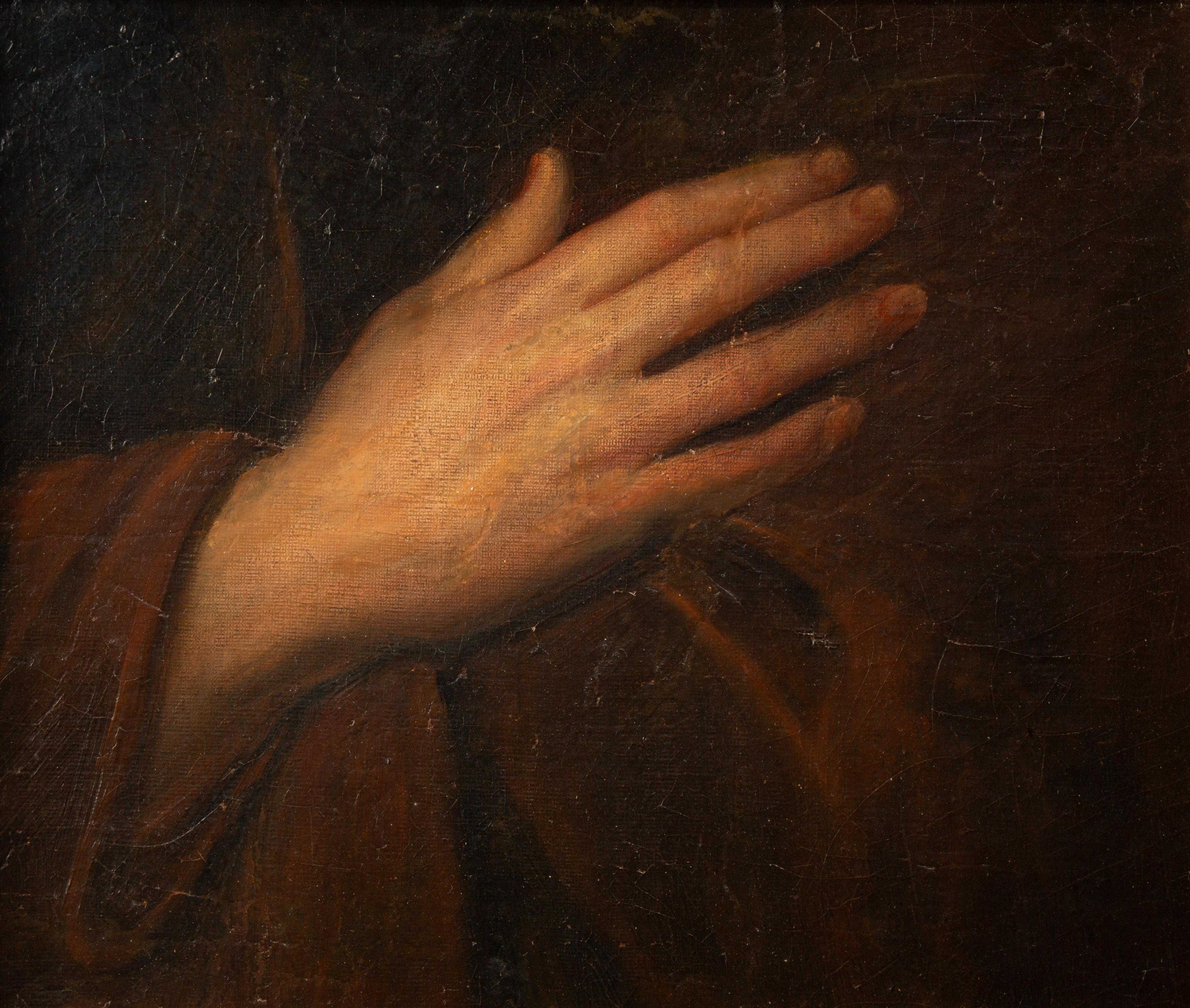 Grace in Gilded Frame: An 18th-Century Study of the Hand For Sale at ...