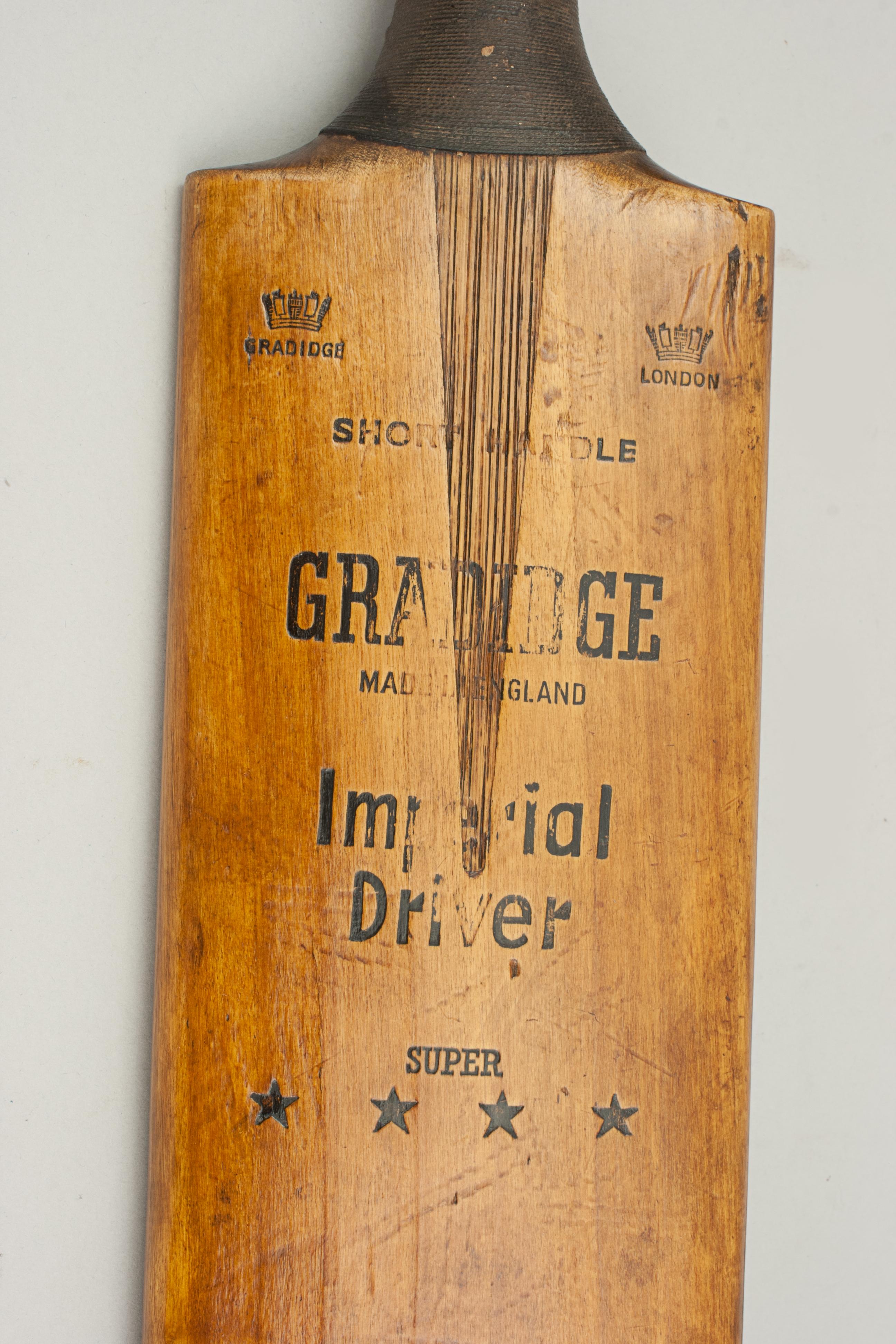Gradidge Imperial Driver Cricket Bat For Sale at 1stDibs | gradidge ...