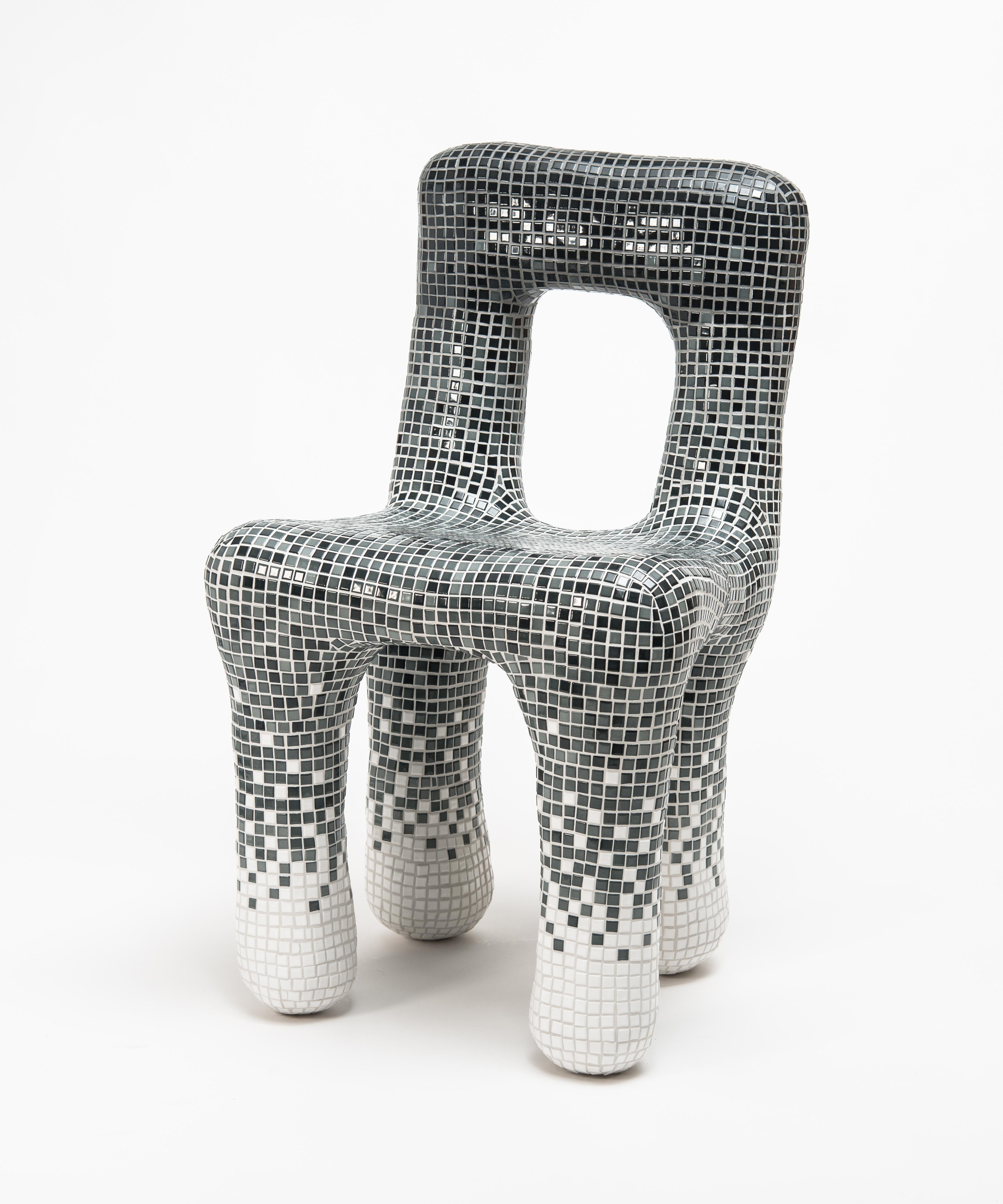 Gradient Tiles Chair by Philipp Aduatz For Sale at 1stDibs