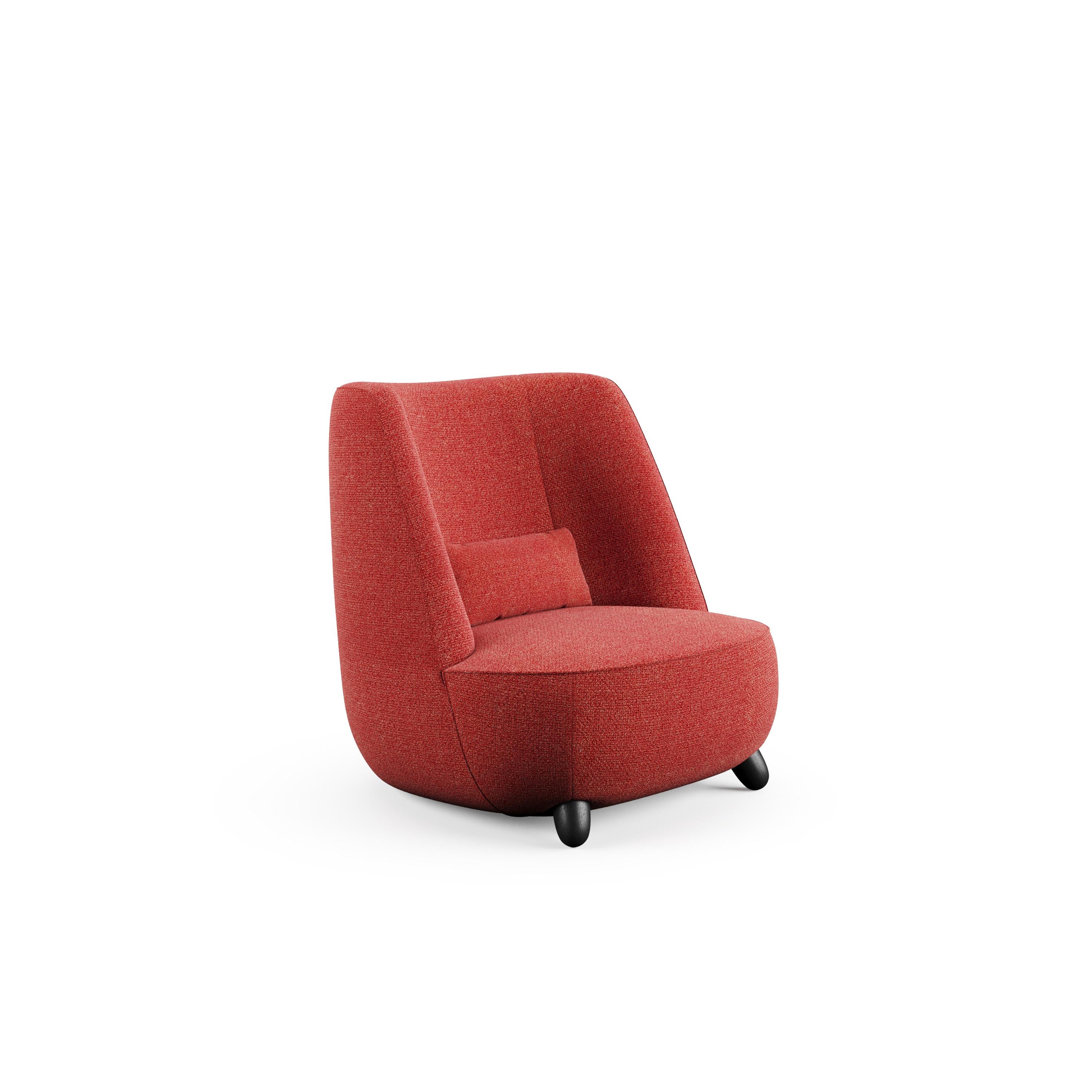 Gradisca - Lounge Armchair - Fabric: Milano 10 - by Simone Cagnazzo For ...