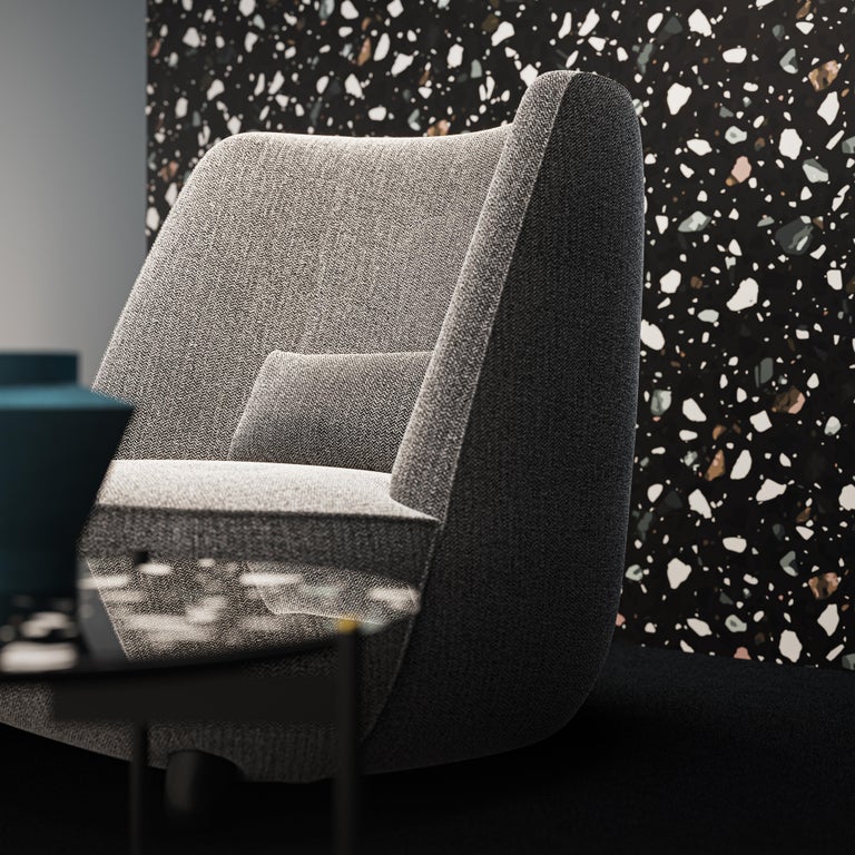 Gradisca - Lounge Armchair - Fabric: Milano 10 - by Simone Cagnazzo For ...