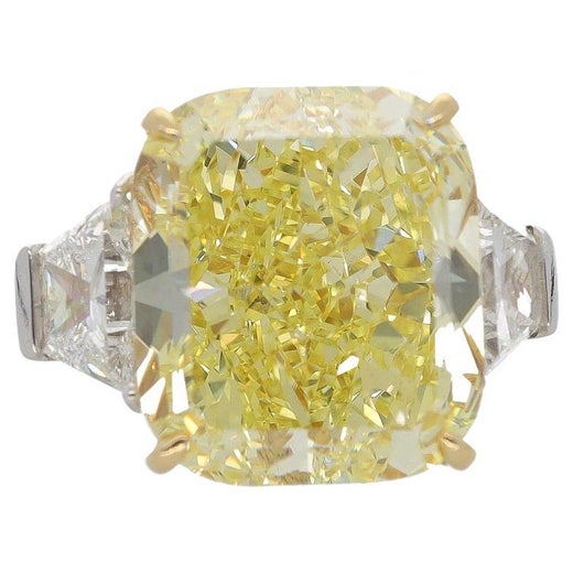 GRAFF 1.34ct Fancy Vivid Yellow Diamond Ring at 1stDibs | graff yellow ...
