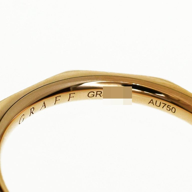 Graff 18 Karat Pink Gold Signature Wedding Band Ring at 1stDibs | graff ...