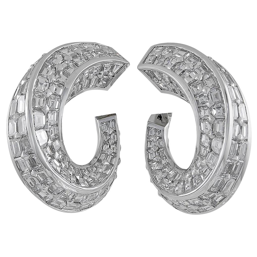 GRAFF Black Pearl Diamond Earrings at 1stDibs
