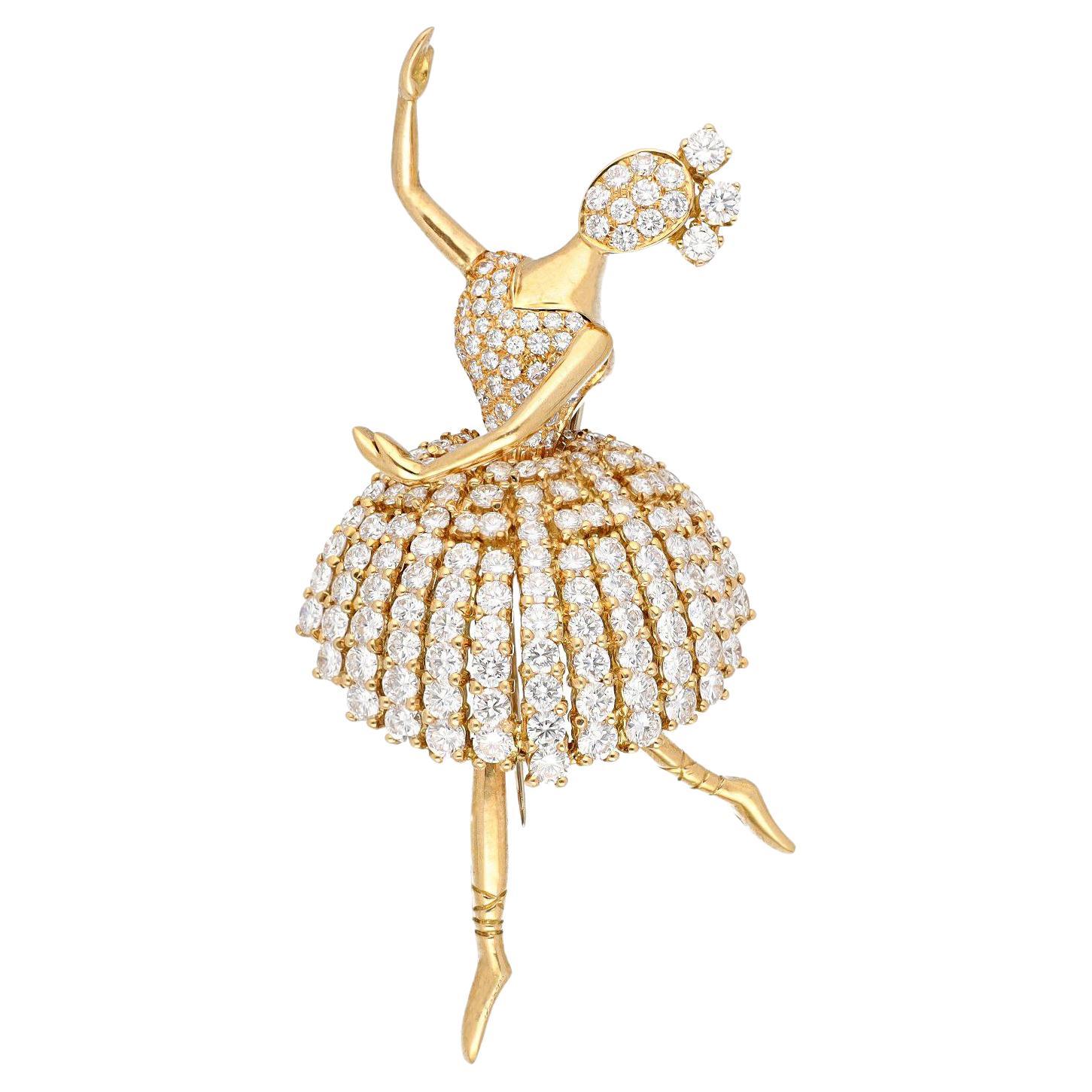 GRAFF Ballerina Brooch For Sale at 1stDibs