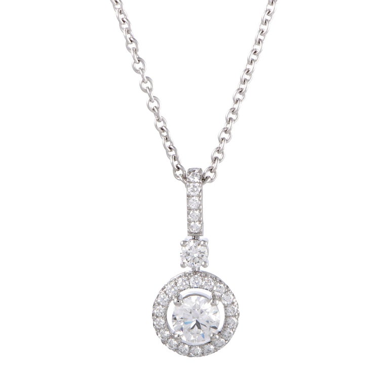 Graff Diamonds White Gold Bullet-Cut Diamond Cross Pendant Necklace at ...
