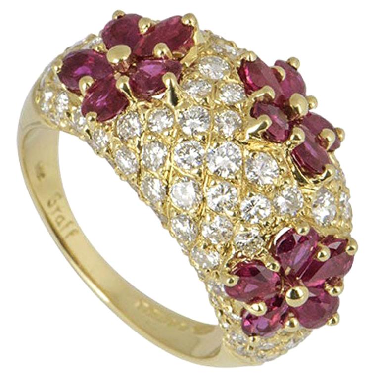 GRAFF 9.44 carat Ruby Diamond Ring at 1stDibs | graff ruby ring
