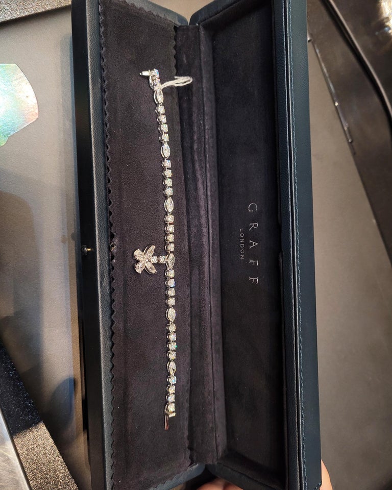 Graff Diamond Butterfly Bracelet For Sale at 1stDibs